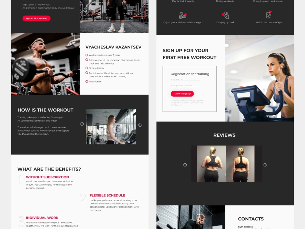 A unique and adaptive website ui/ux design, landing page in Figma | Upwork