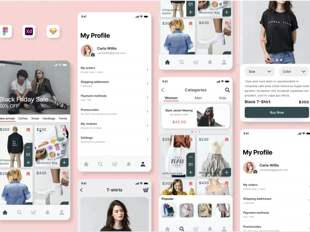 A modern app UI Design for iOS | Upwork