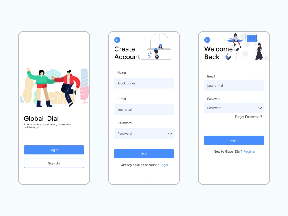 Aesthetically appealing and user centric App Design | Upwork