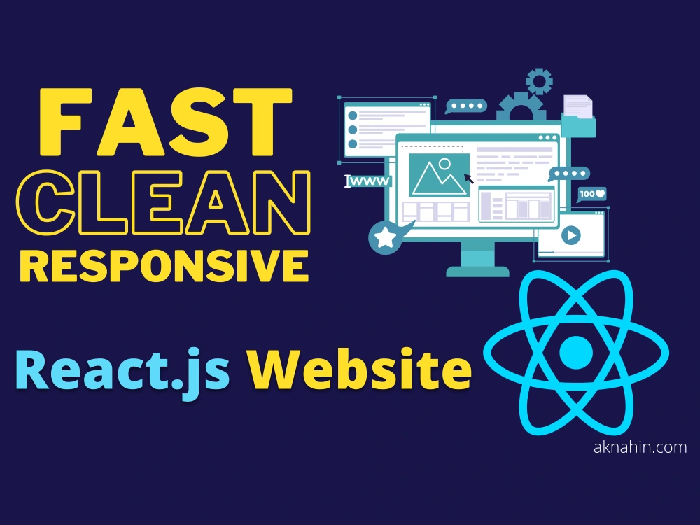 A super fast and responsive react.js website | Upwork