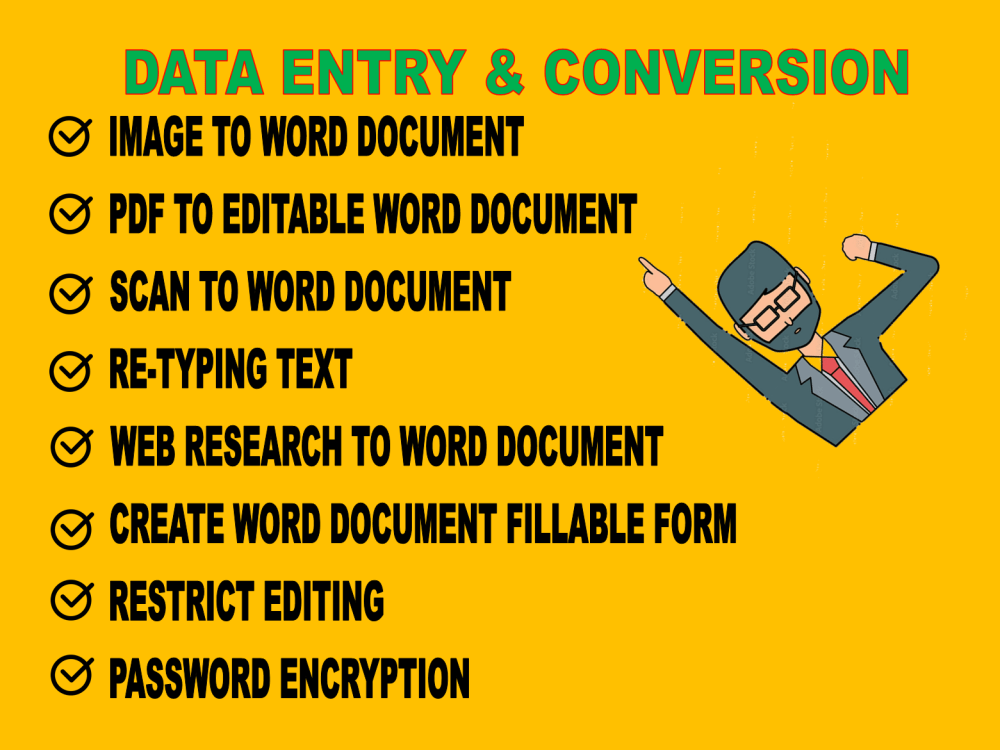 Typesetting | transcription | data entry with high accuracy | Upwork