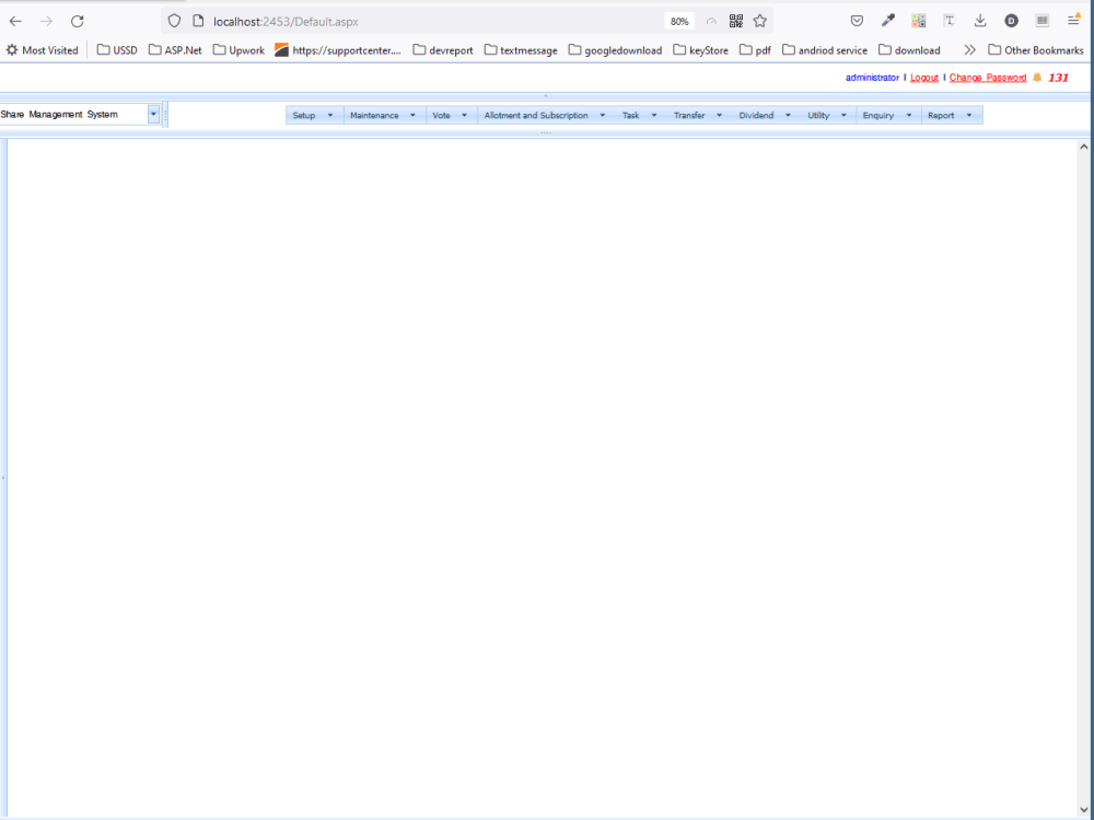 Shareholder management or share management system | Upwork