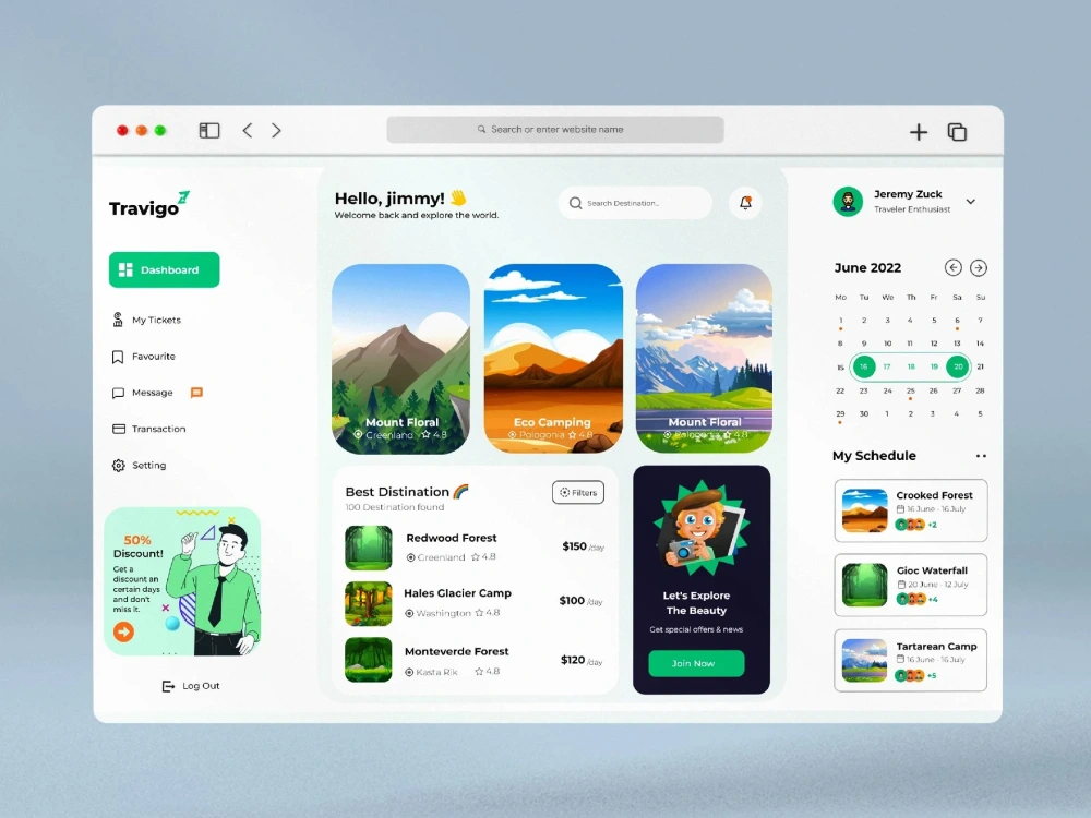 Unique UI UX for a website landing page in adobe xd | Upwork