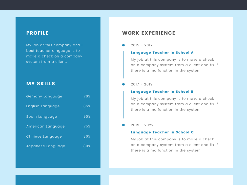 Design resume template, cover letter, and cv | Upwork