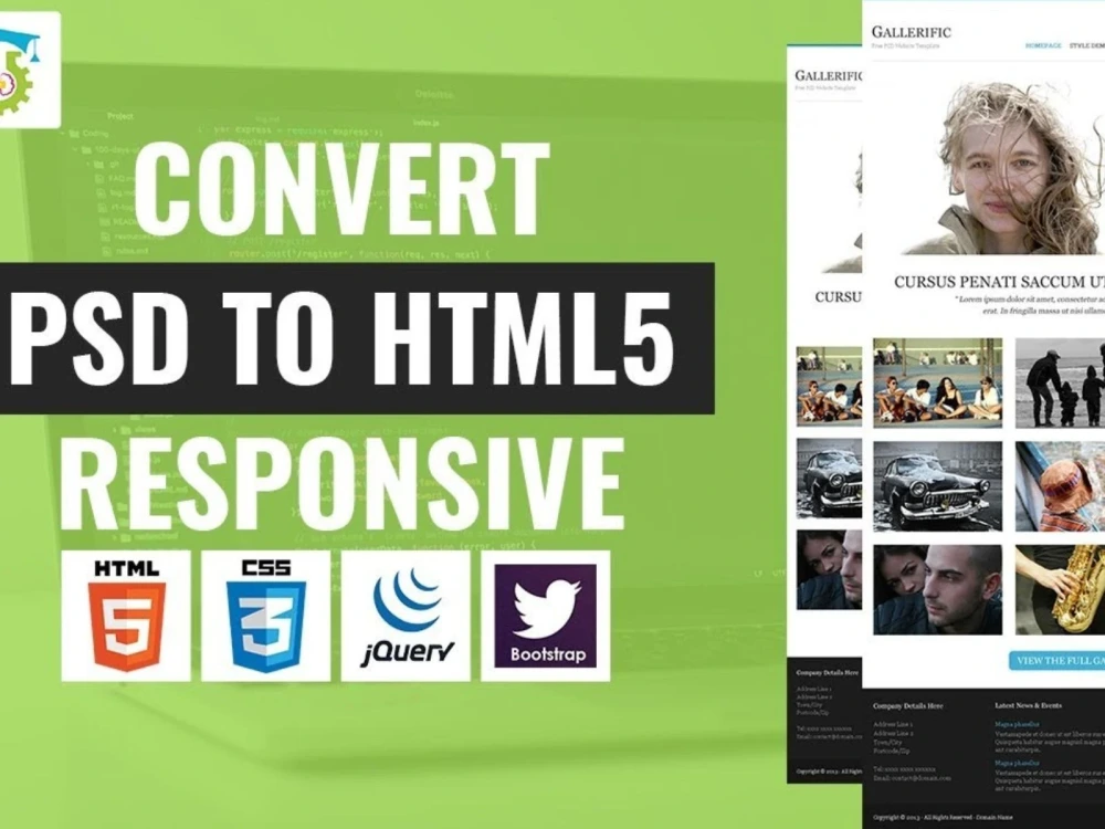 A pixel-perfect and responsive HTML CSS Conversion from PSD/XD/FIGMA ...