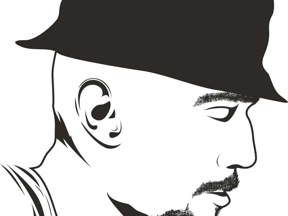 High-quality, hand-drawn, vector line art portrait | Upwork