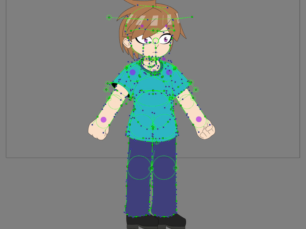 A well-made, wonderful 2D character rig for your projects | Upwork