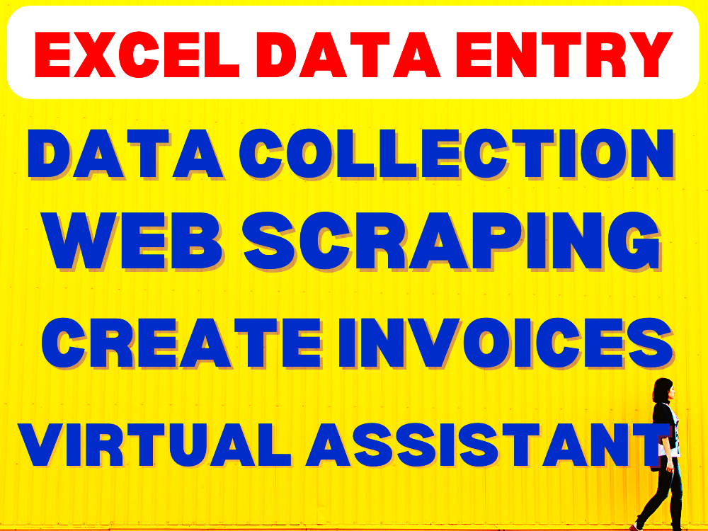 Excel data entry, web scraping, copy past | Upwork