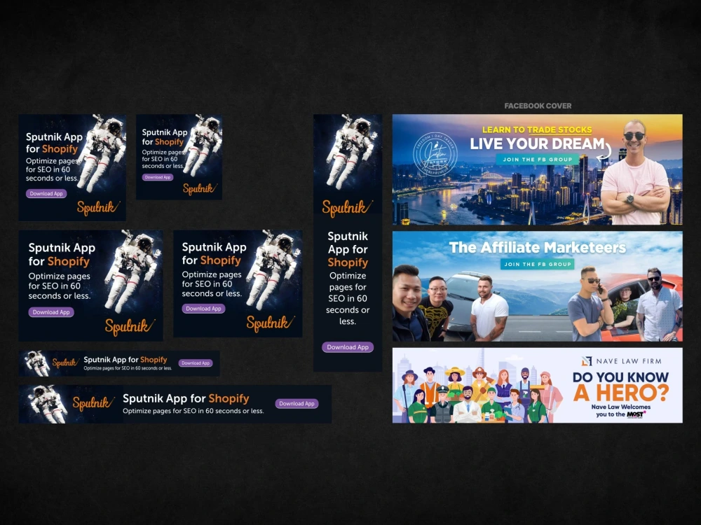 Website Banners, Facebook Instagram Banners, Social Media Banner Ads ...