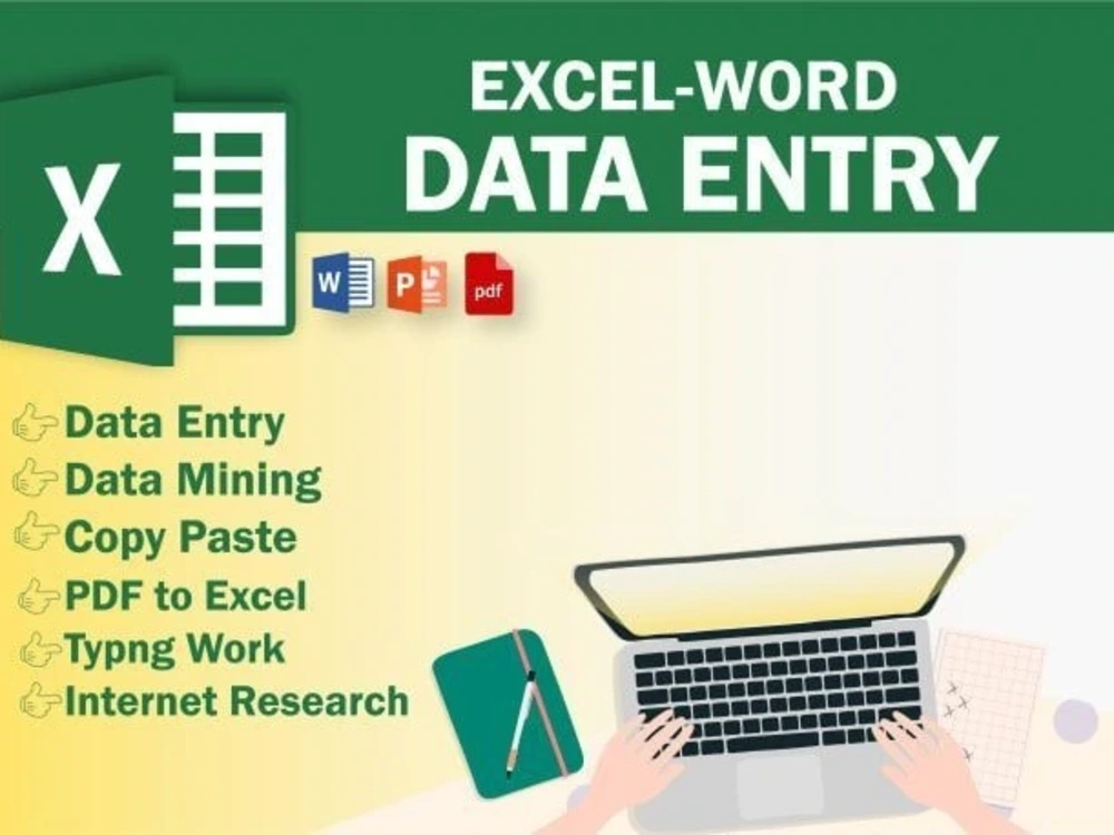 Accurate data entry, manual typing, converting PDF to Word and Excel ... Accurate data entry, manual typing, converting PDF to Word and Excel ...