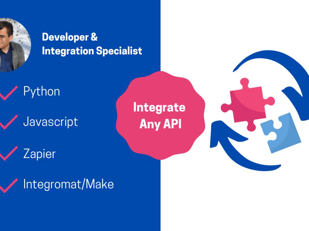 An integration between two apps | Upwork
