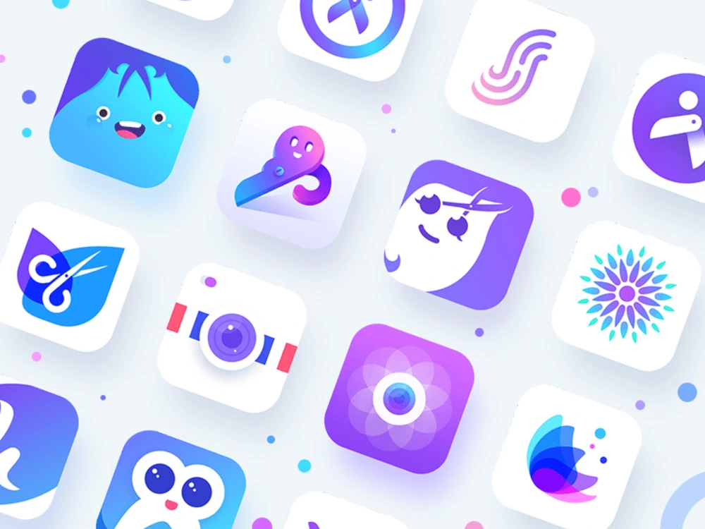 Custom unique app icon logo design line, vector, 3d logos | Upwork