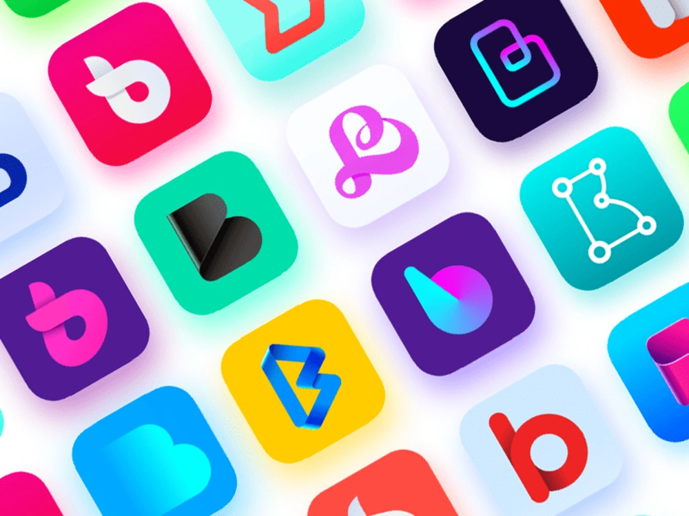 Custom unique app icon logo design line, vector, 3d logos | Upwork