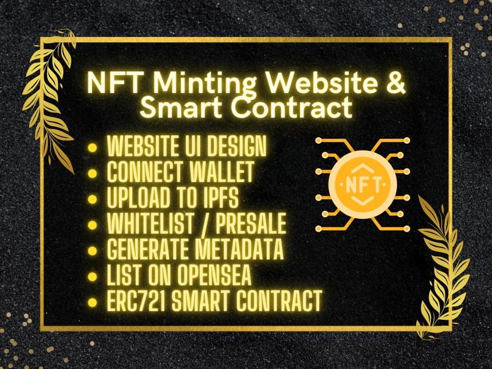 Smart Contract, NFT Minting Website, Minting Dapp, Mint Engine, NFT ...