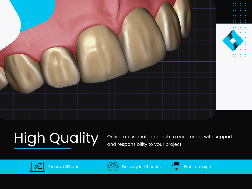 Exocad/3Shape Dental Design Service | Upwork