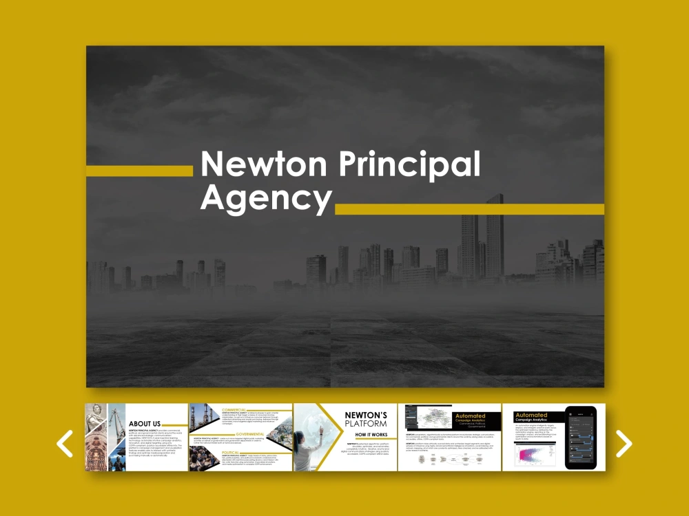 Professional and creative PDF presentation design, Pitch Deck ...