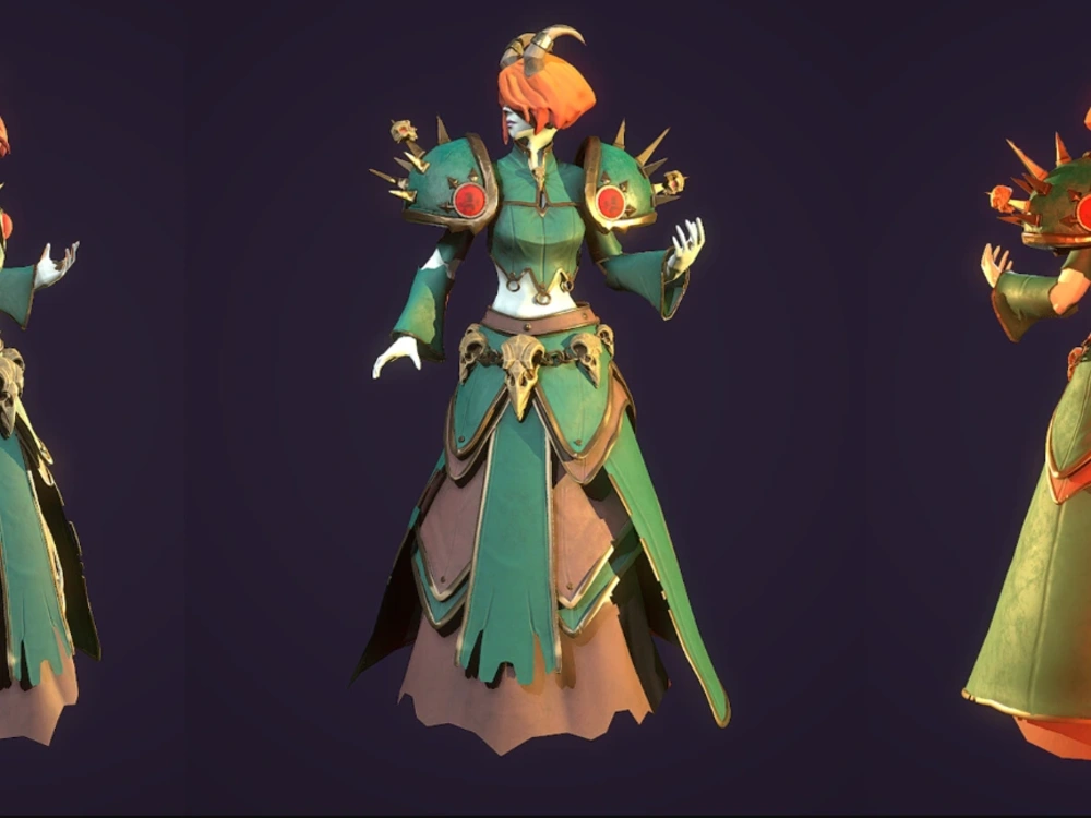 A high-quality Character design with rigging and animation, high poly ...