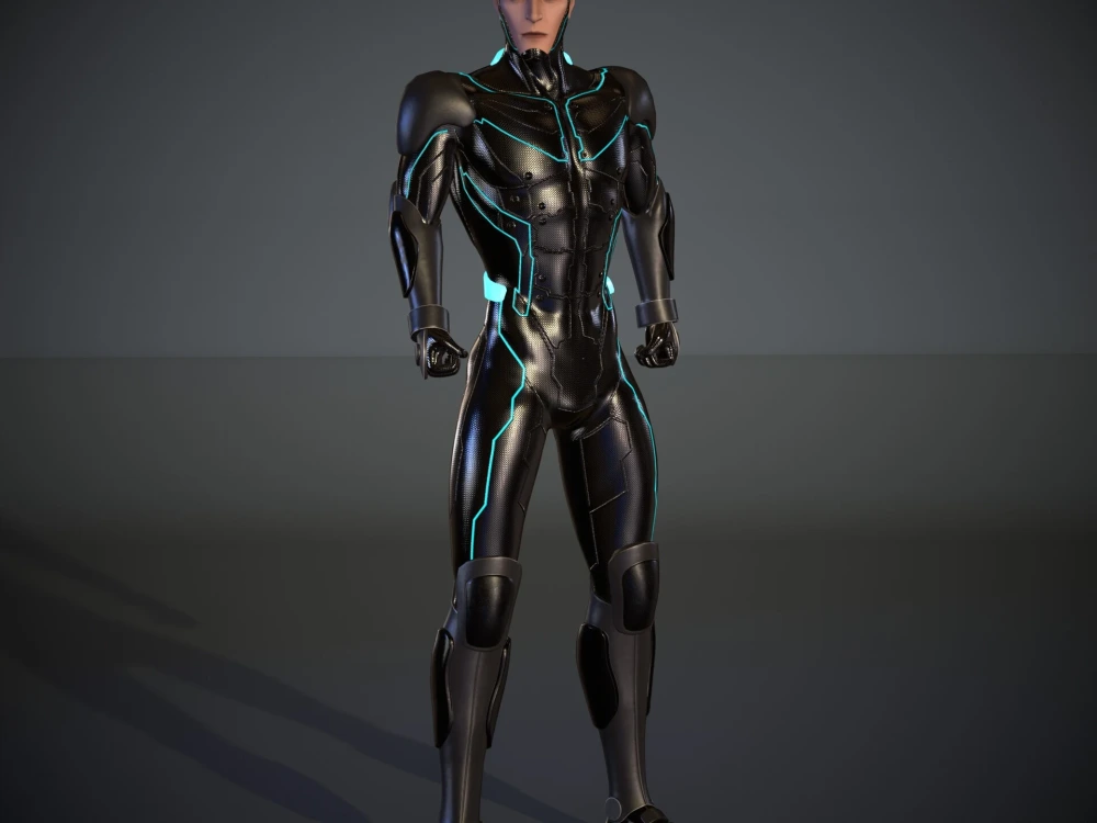 A high-quality Character design with rigging and animation, high poly ...