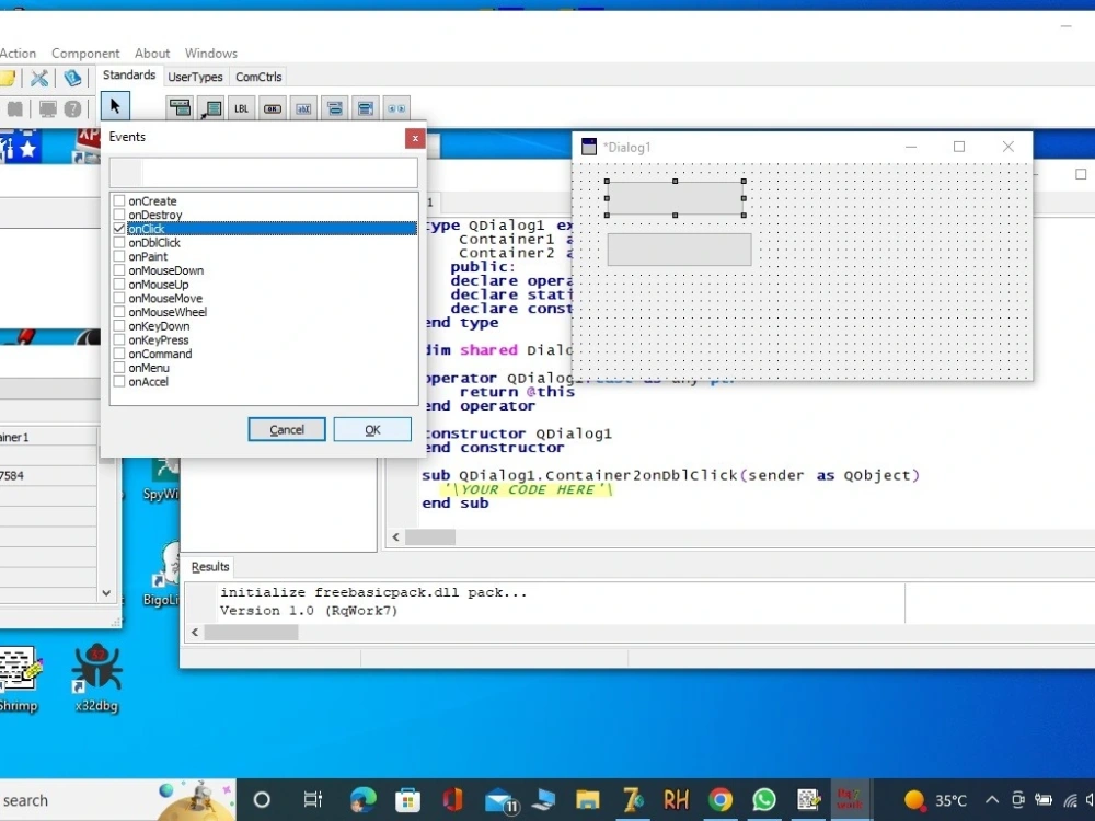 RqWork the best rad-ide for freebasic compiler | Upwork