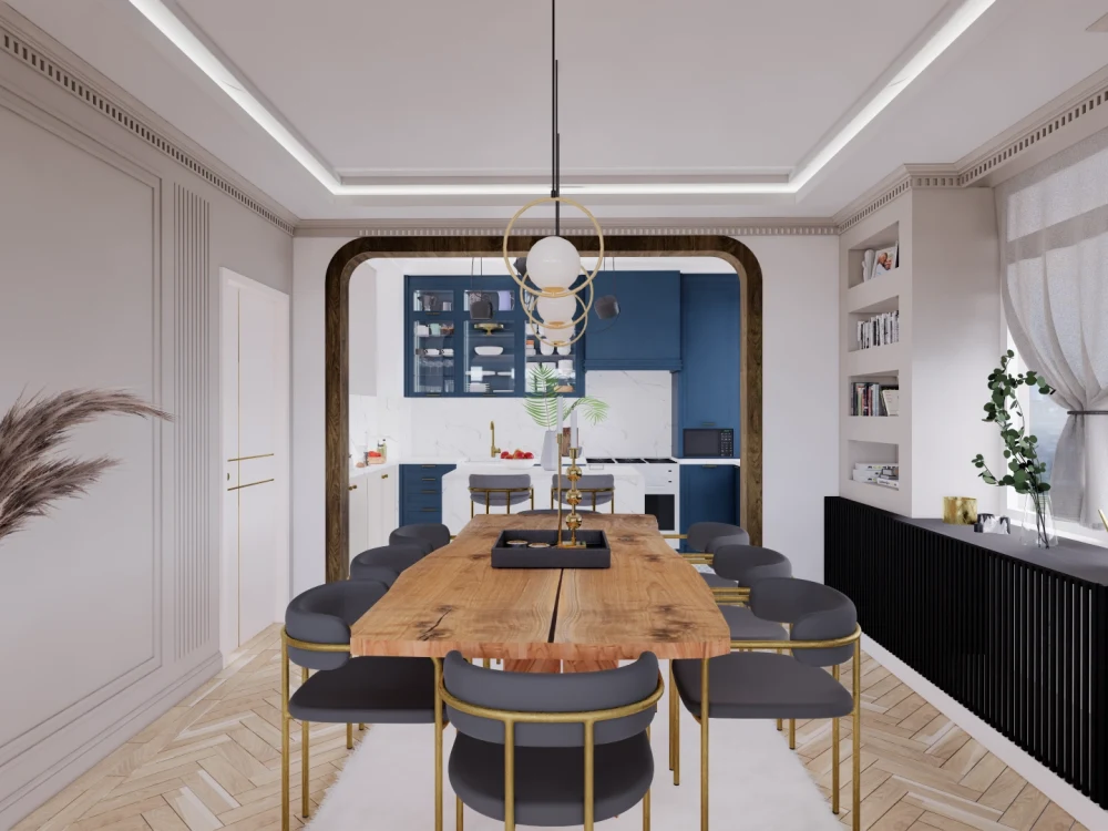 An interior design with 4 renders for each room and layout plan | Upwork