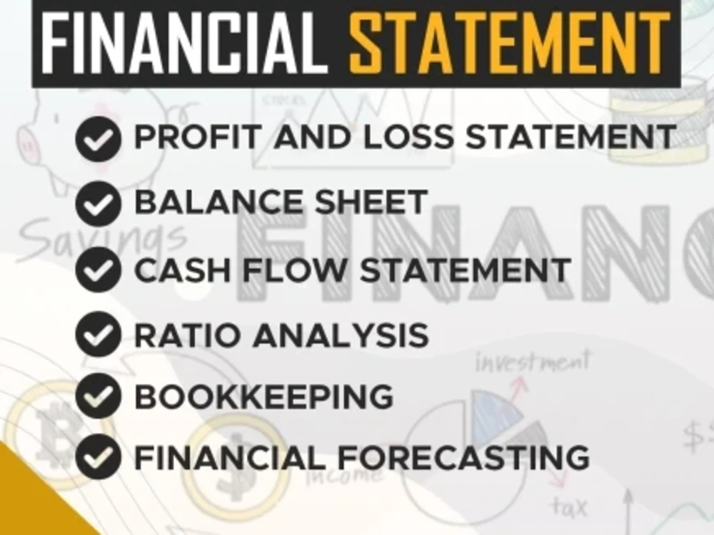 Profit and loss statement, balance sheet, financial statements ...