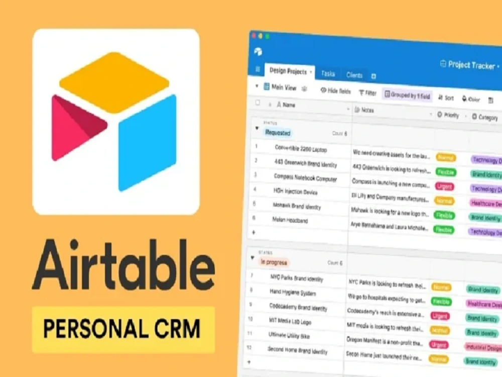 Airtable Database, Airtable Automation, Zapier Integration, Make.com | Upwork