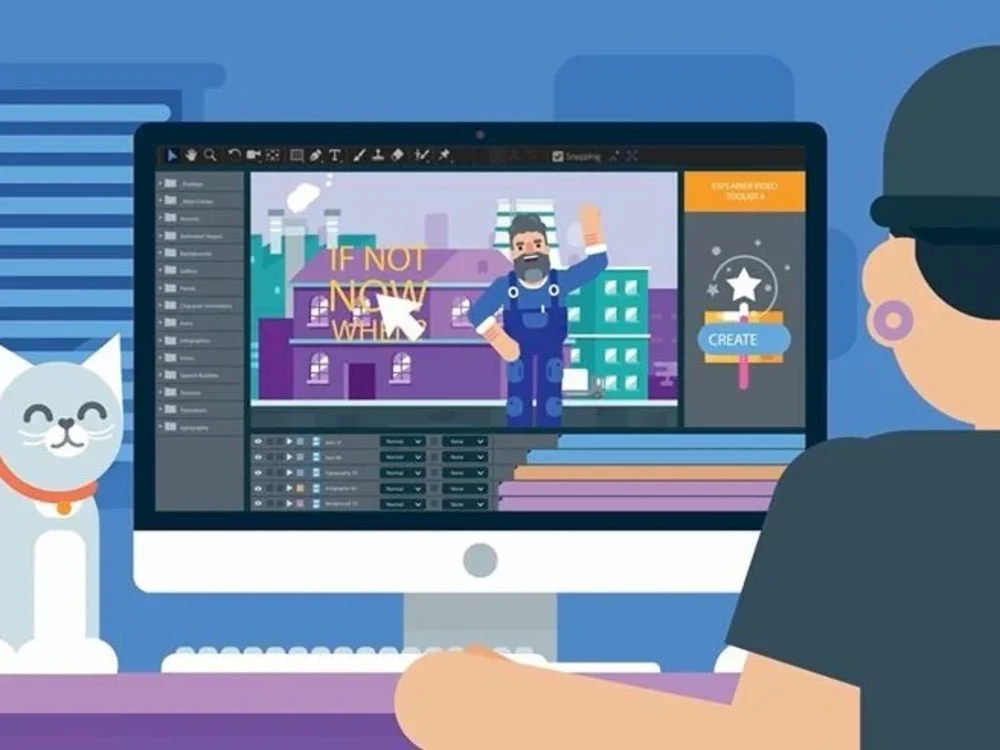 An amazing explainer video | motion graphic | cartoon animation | Upwork