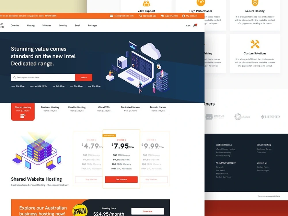 A creative and unique website UI design in Figma | Upwork