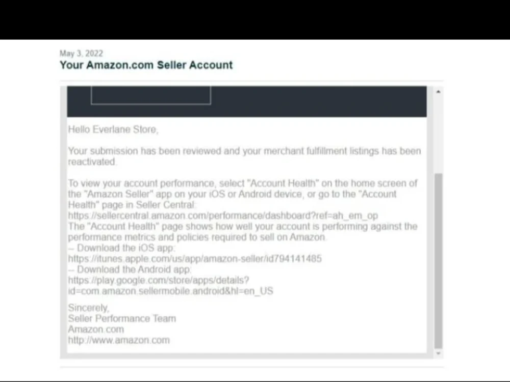 POA and Appeal letter for amazon account reinstatement | Upwork