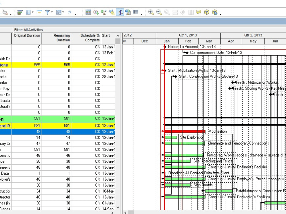 Your project schedule in Primavera P6 or Microsoft Project | Upwork