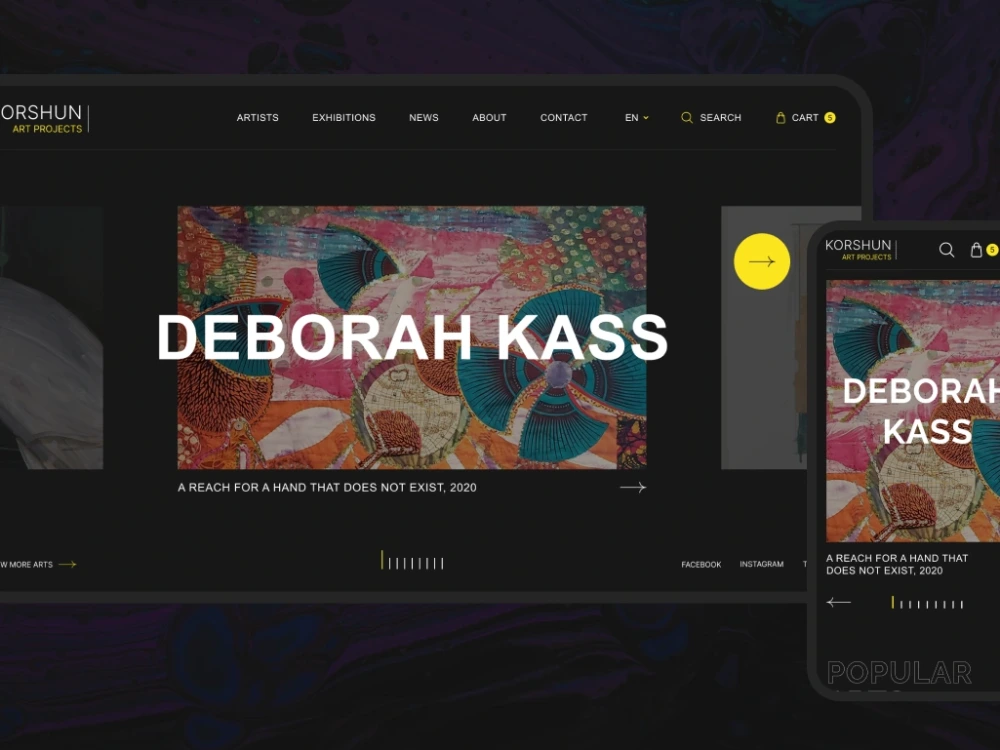 A creative and unique website design | Upwork