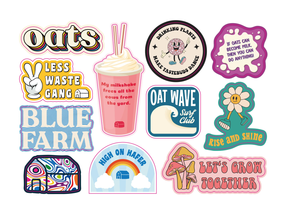 Custom sticker designs ready for print | Upwork