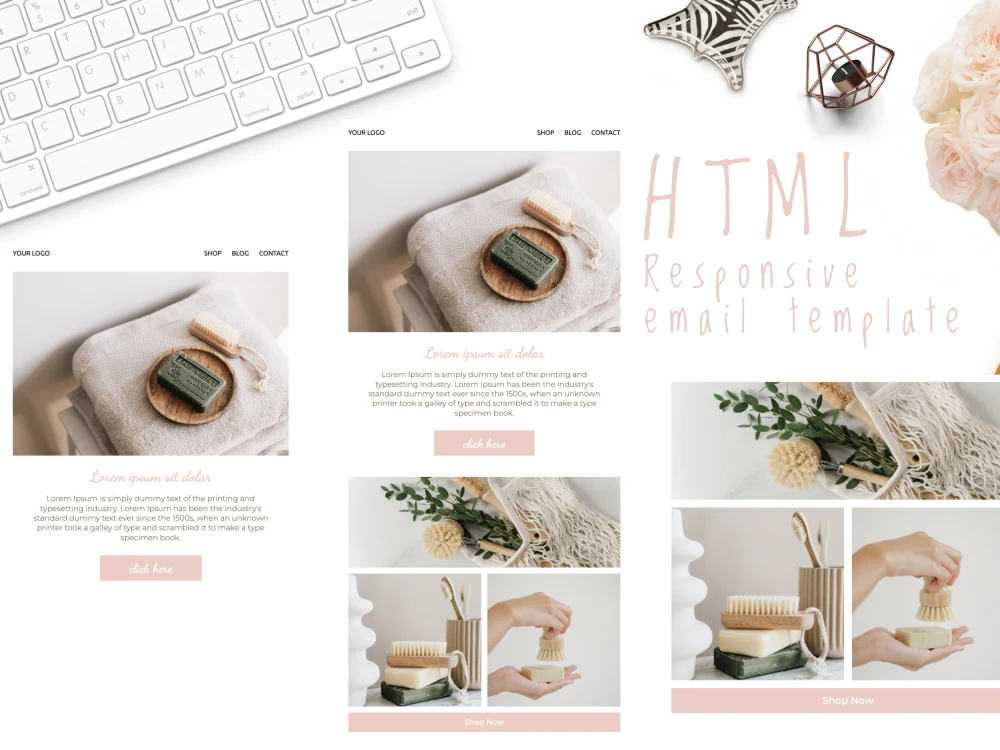 Professional responsive email template for all devices | Upwork