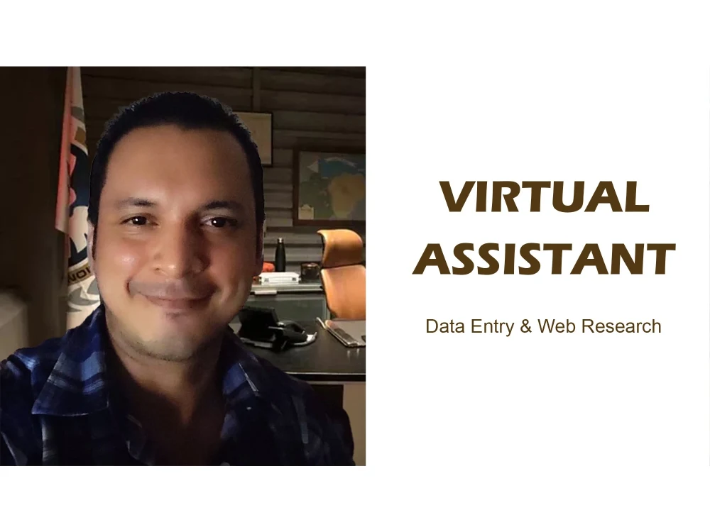 Virtual assistant for web research, data entry, doc cvrt and graphic ...