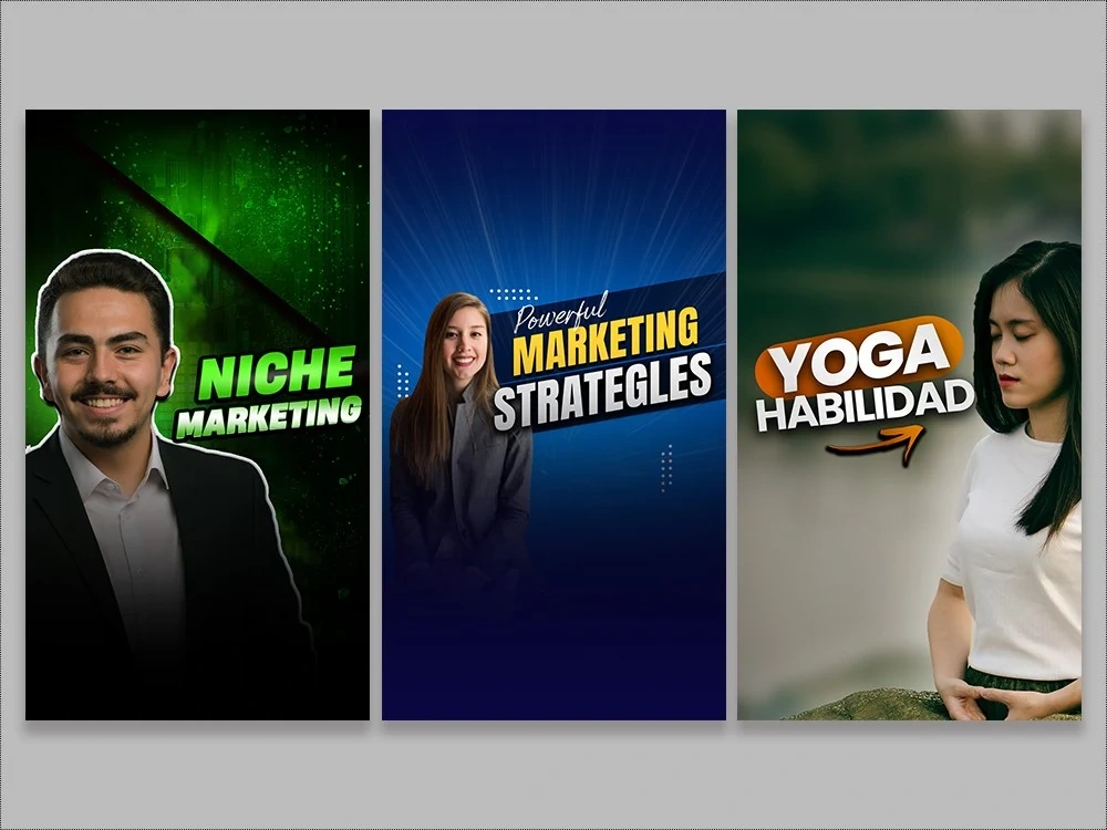 Instagram reels cover image or youtube thumbnail design | Upwork