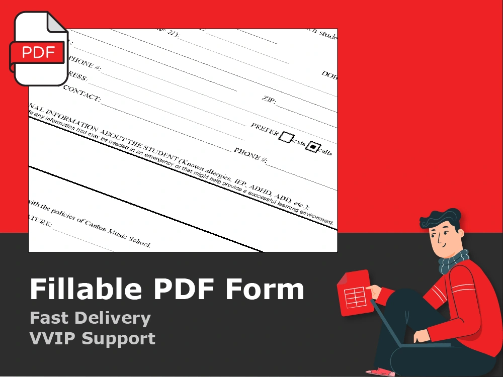 A Professional Fillable PDF, PDF Edit, and/or Convert Word to PDF | Upwork