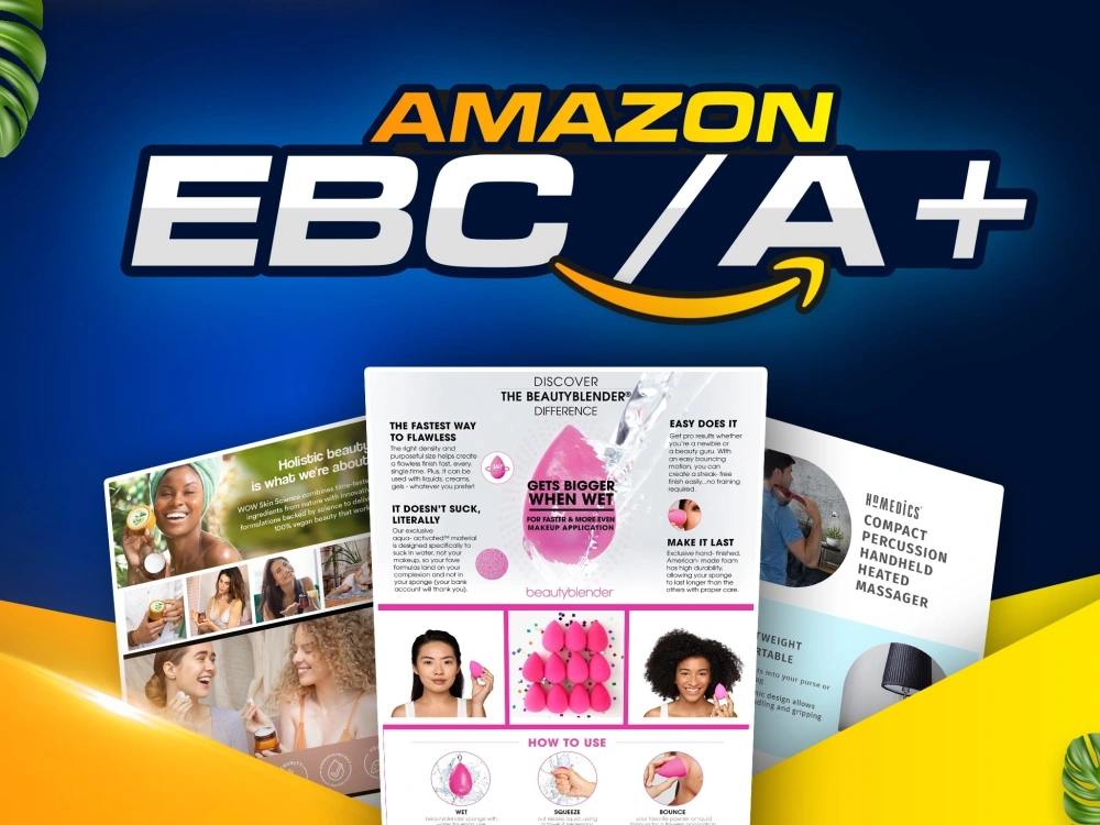 Amazon enhanced brand content, amazon a plus content, amazon ebc design ...