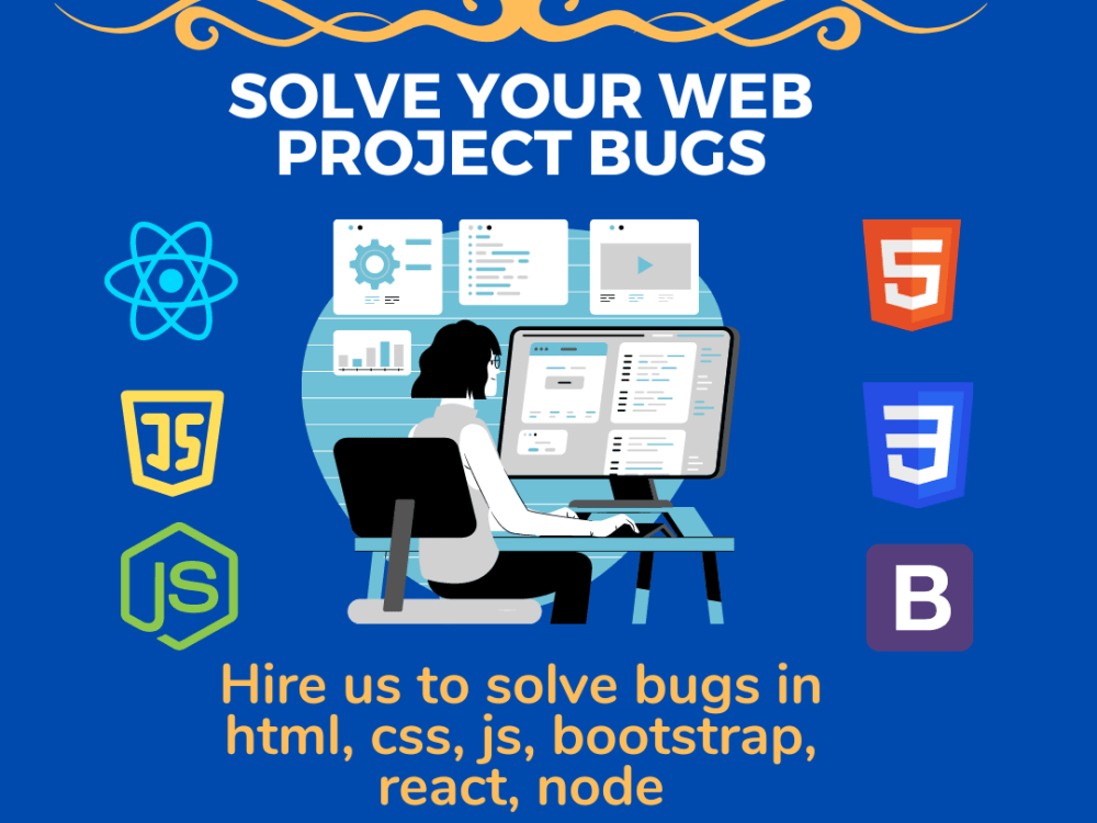 Your Bugs Fix For Php Javascript Html Css Reactjs Upwork