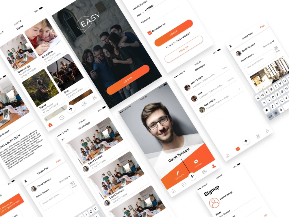 A complete UI/UX for your iOS mobile app | Upwork