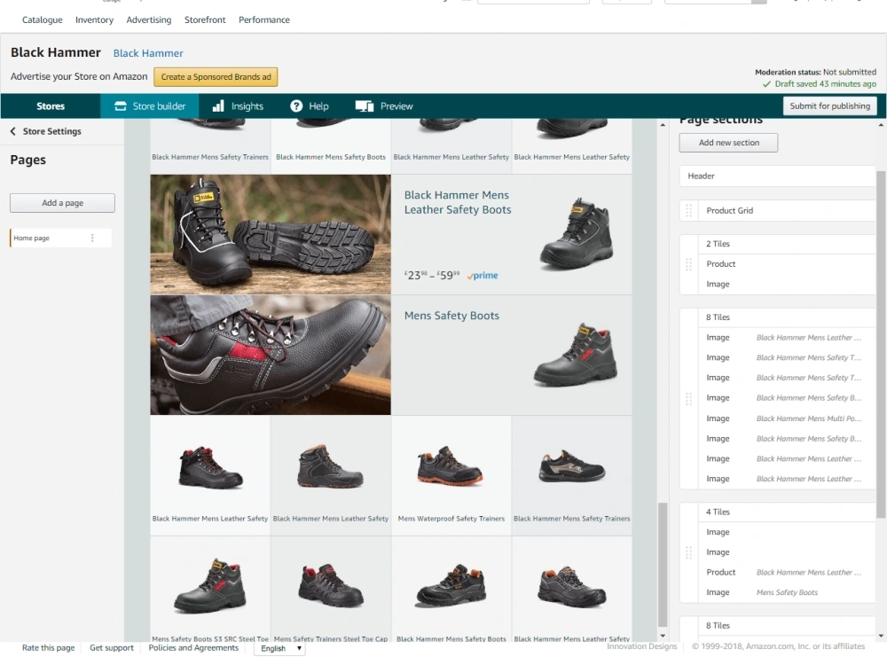 Professional amazon brand store and storefront design | Upwork