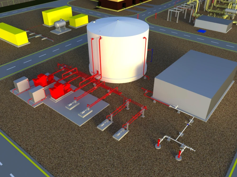 Design 3d model of piping, skids and plot plan in cadworx | Upwork