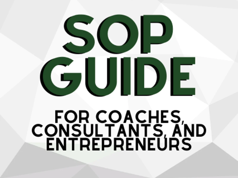 A Comprehensive SOP Guide to streamline your business for next-level ...