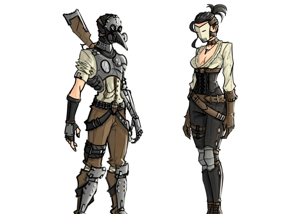 Illustrate or concept your character in rpg style | Upwork