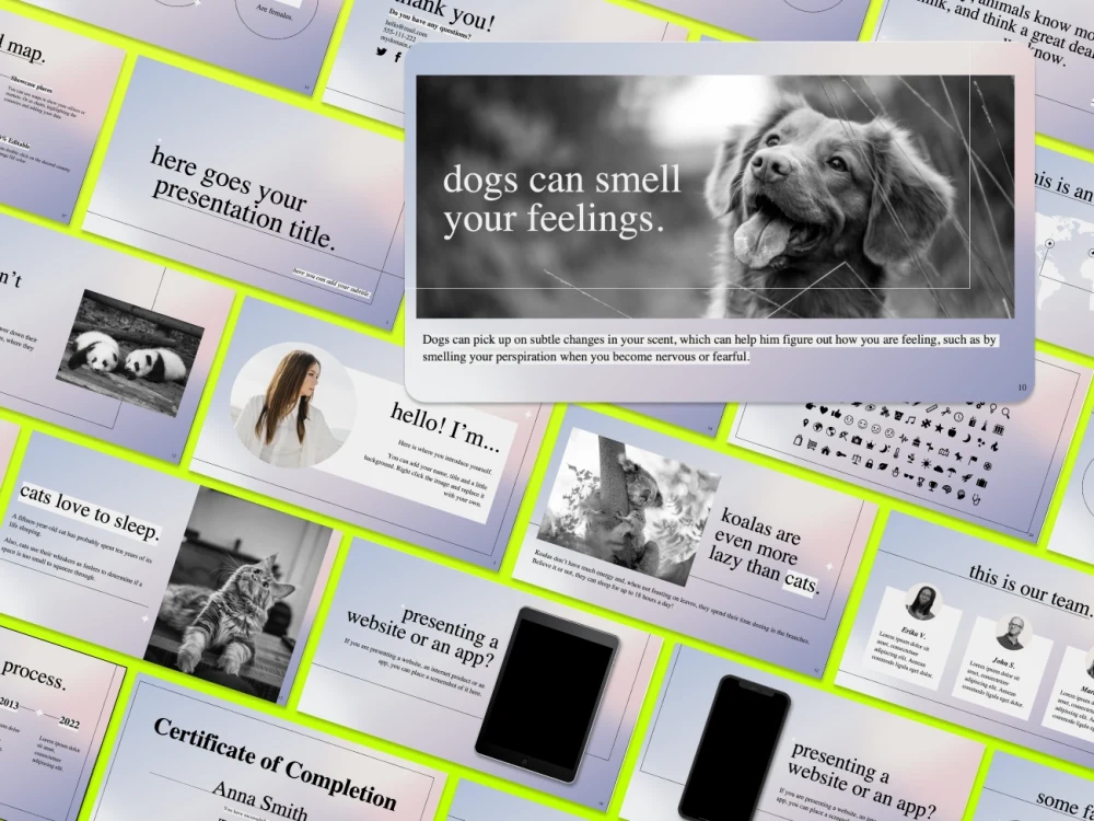 A Modern High-impact PowerPoint Presentation, Pitch Deck, Google Slides ...