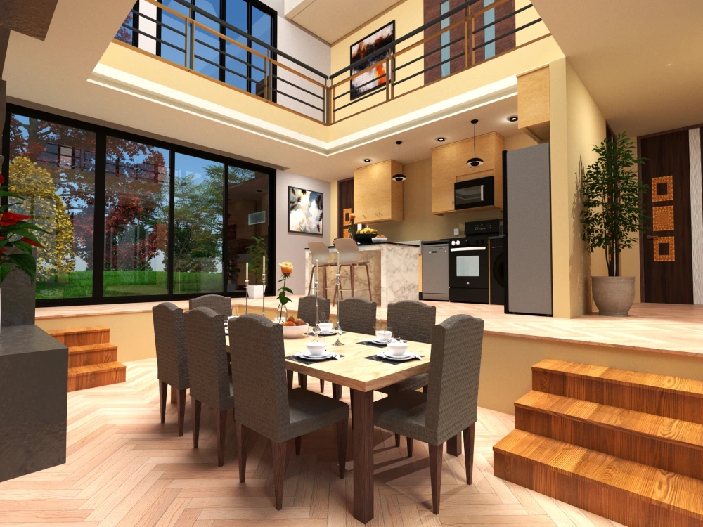 An architectural plan, 3D model, structure design & Detailing | Upwork