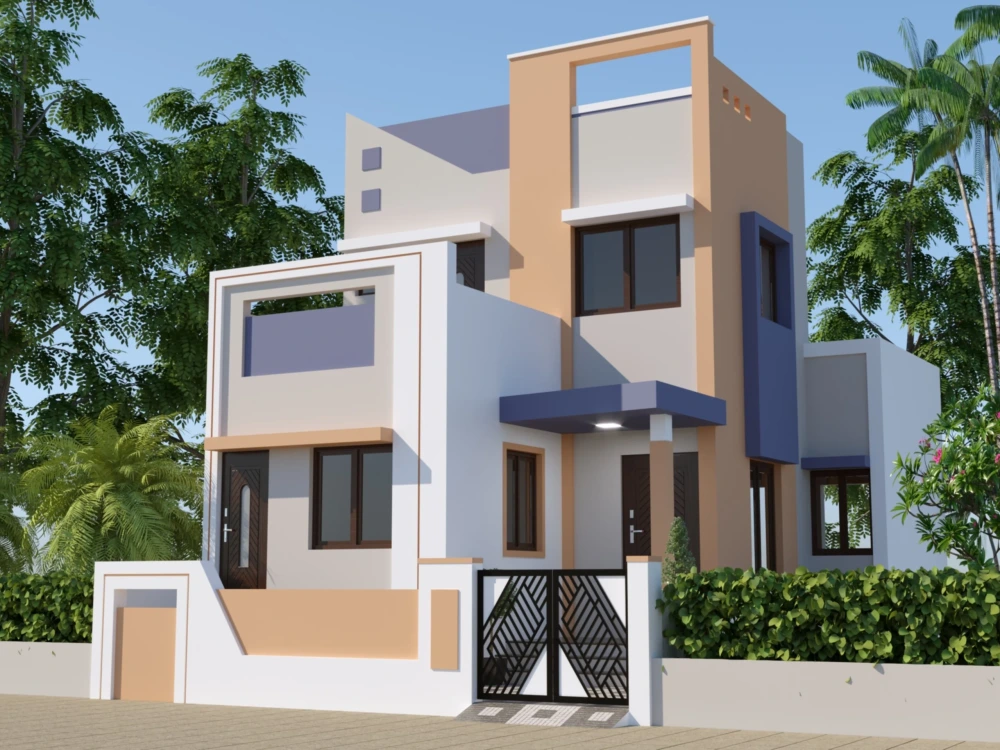 An architectural plan, 3D model, structure design & Detailing | Upwork