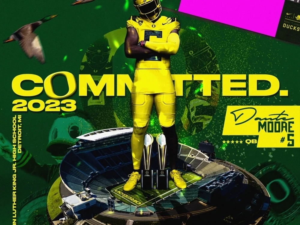 An eye catching commitment graphic for athletes | Upwork