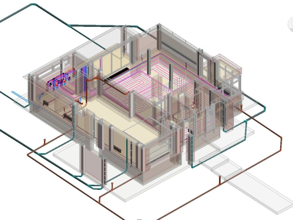 High-quality Revit model and corresponding drawings and visualization ...