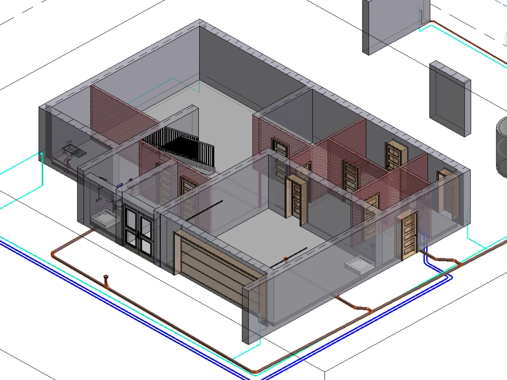 High-quality Revit model and corresponding drawings and visualization ...