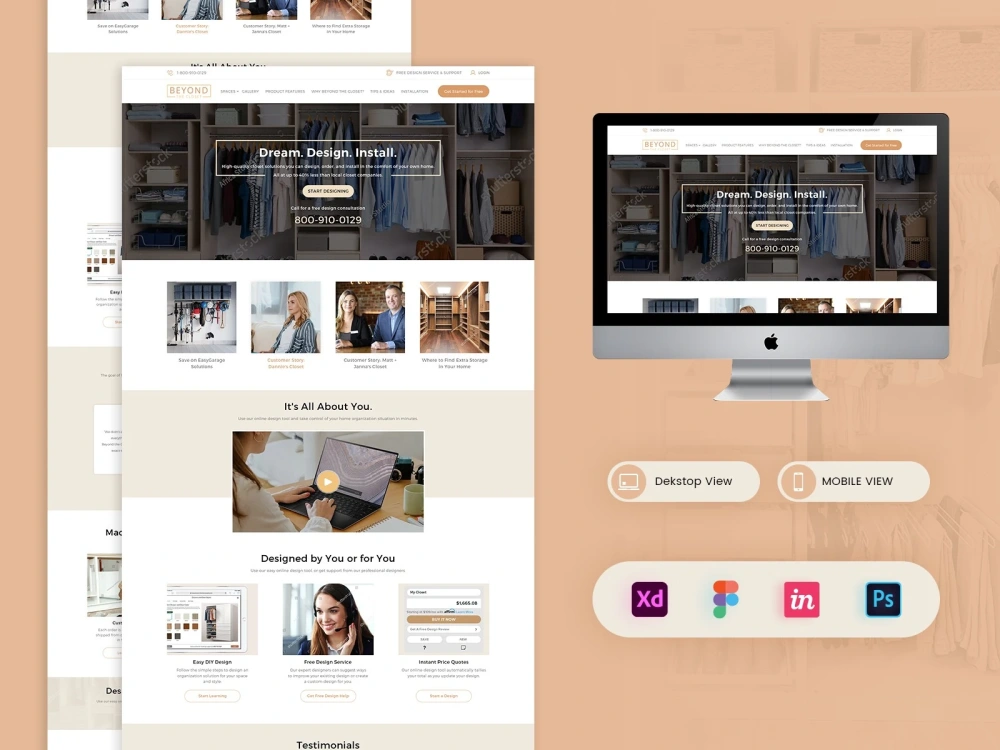 Responsive website UI/UX design in Figma | Upwork
